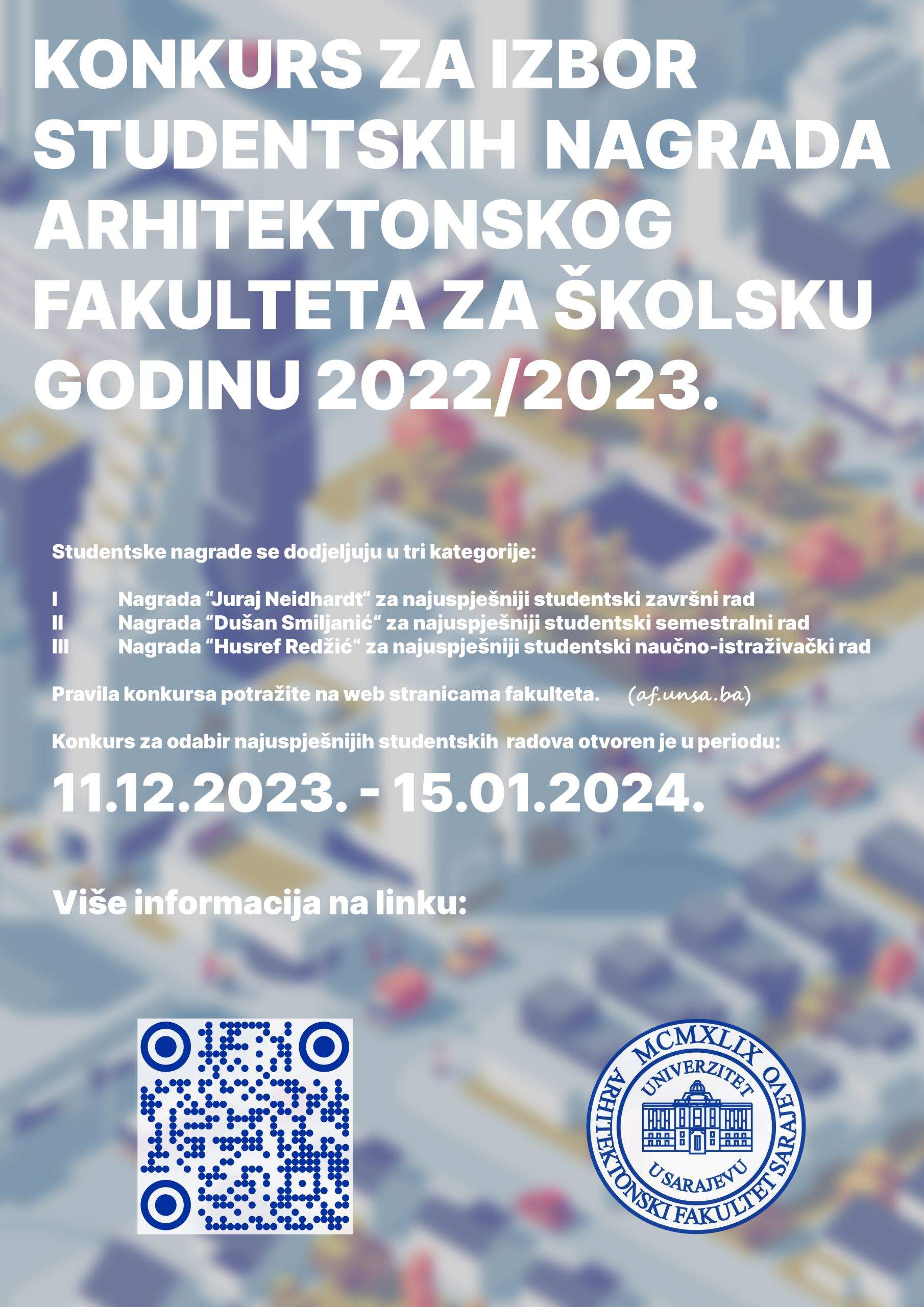 Arhitektonski fakultet UNSA – Zvanična web prezentacija