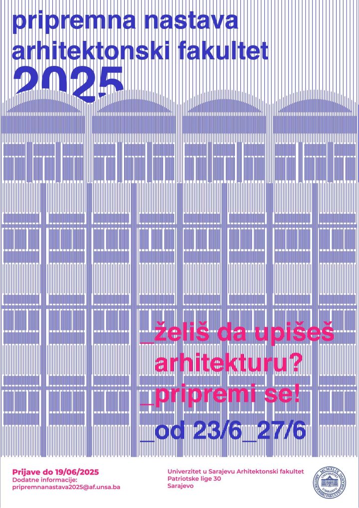 Lista kandidata, termina i sala za prijemni ispit – upis u studijsku 2025/26. godinu ...